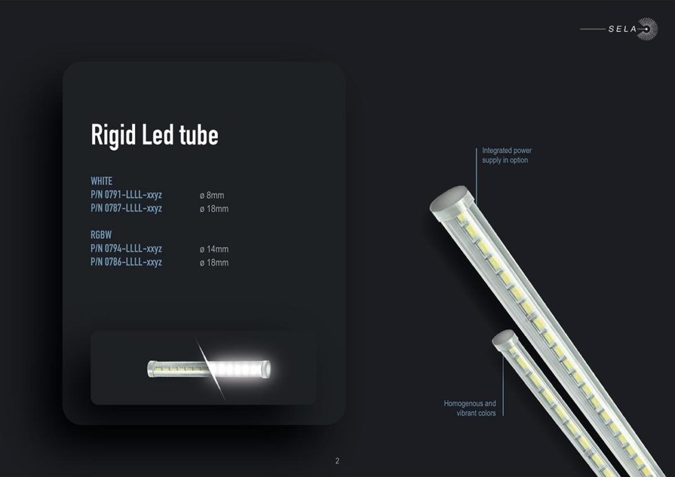 Lighting Tubes - SELA LIGHT